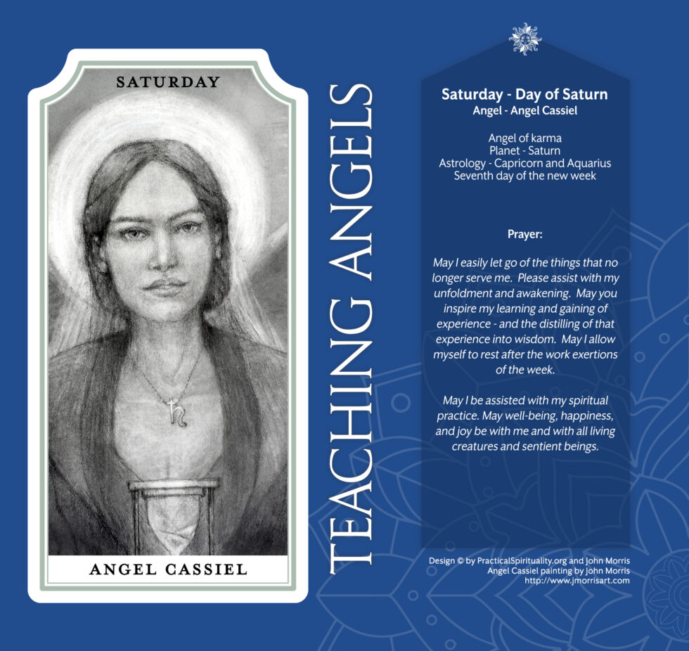 Teaching Angels – Saturday – Angel Cassiel | Practical Spirituality